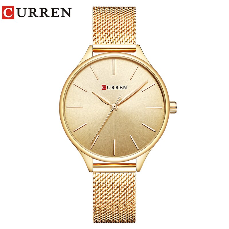 CURREN Simple Watches Womens Stainless Steel Band ... – Grandado