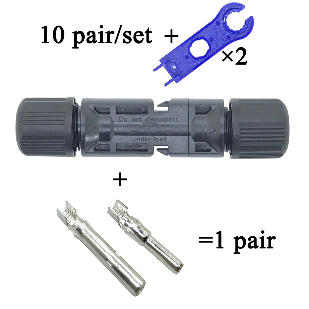 Fotovoltaïsche Connector, 2.5mm2 4mm2 6mm2 Zonnepa... – Grandado