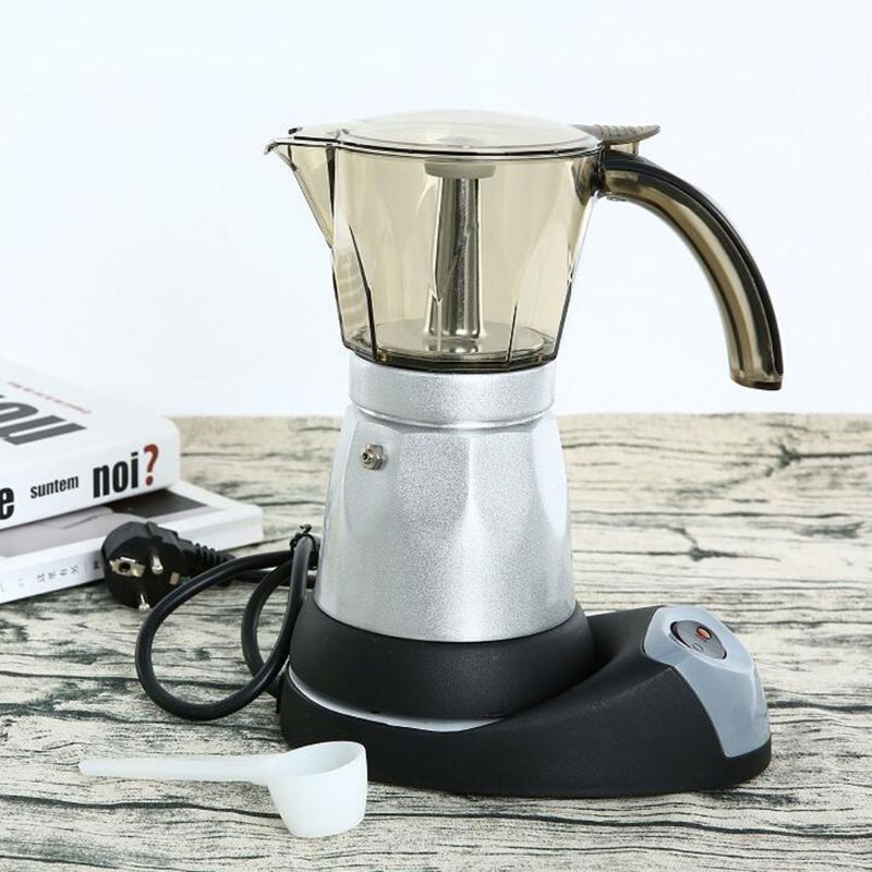 480W 220V Espresso Coffee Mocha Coffee Pot Percola... – Vicedeal