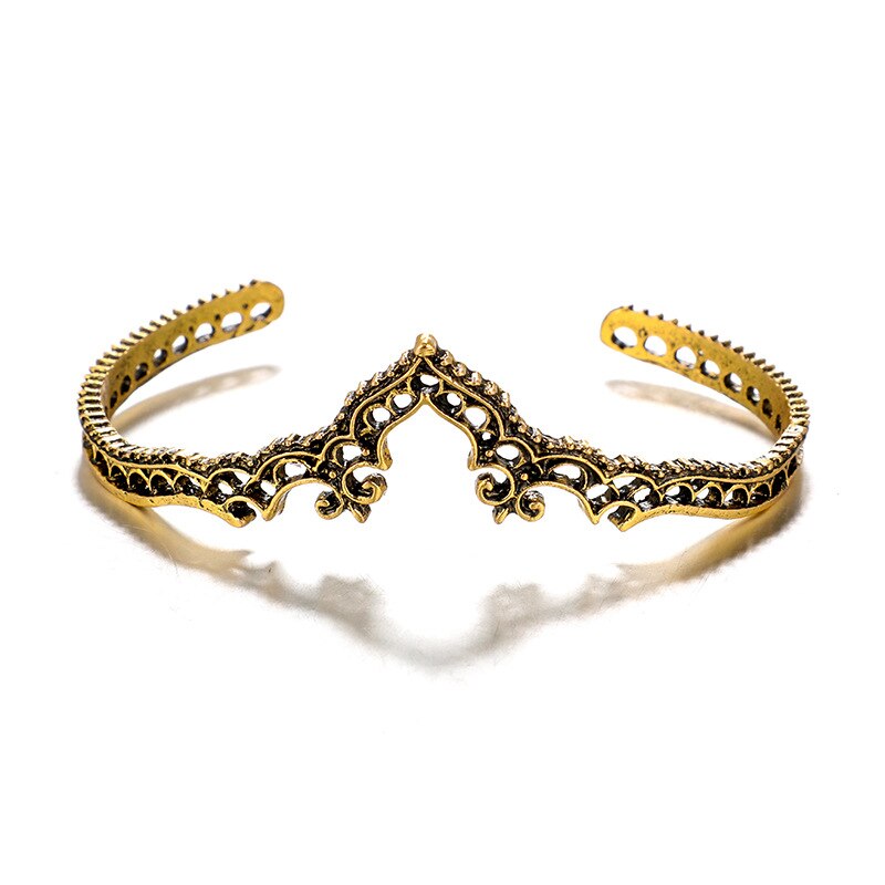 Vintage Tribal Open Hollow Cuff Bangle Adjustable ... – Grandado
