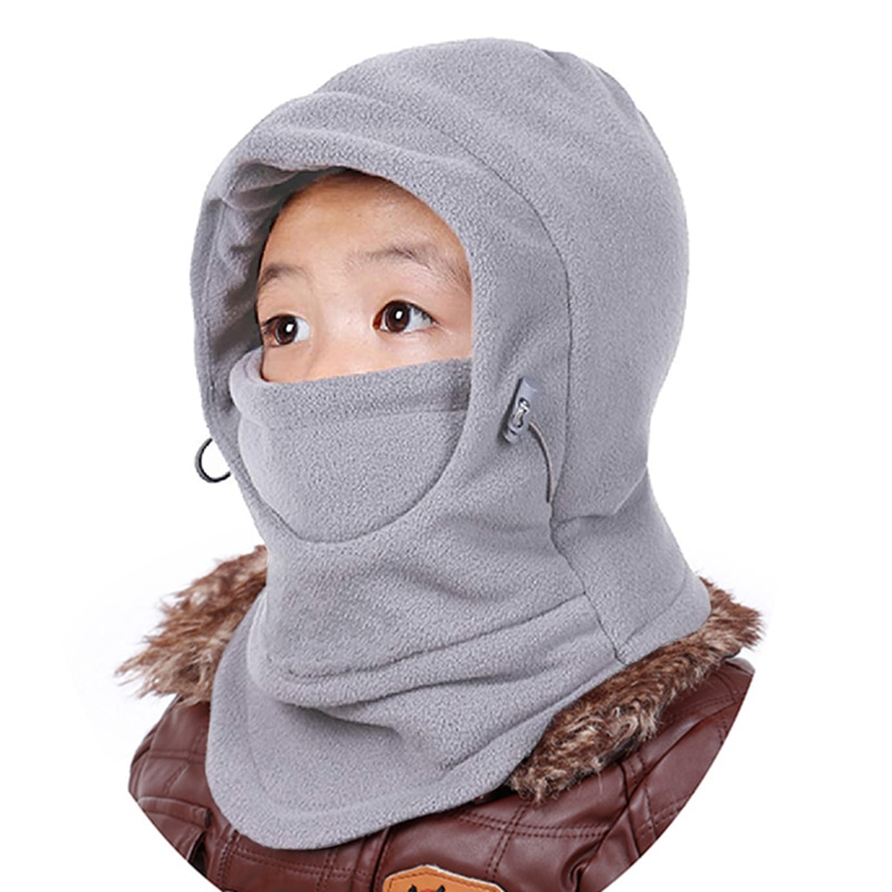 Kids Hood Ski Warm Winter Outdoor Face Mask Polar ... – Vicedeal