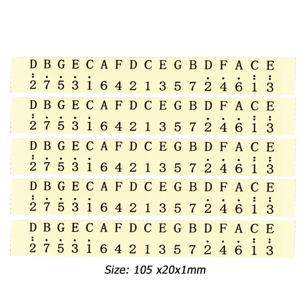 5pcs Kalimba Musical Scale Stickers Practical Kali... – Grandado