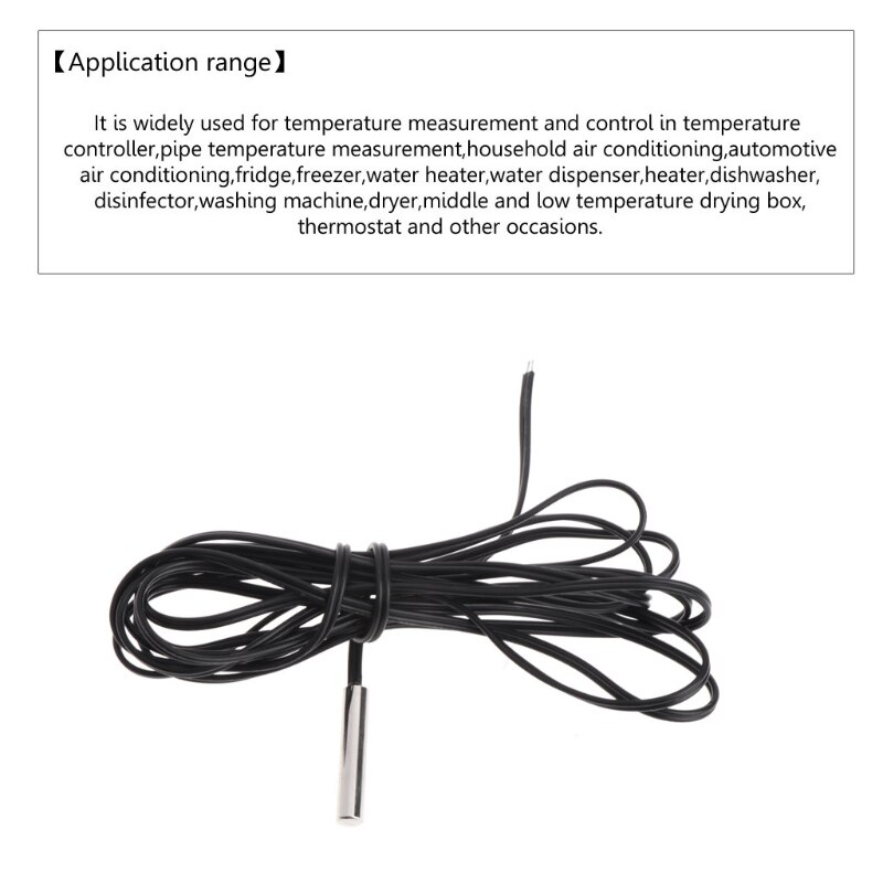 1/1.5/2/3m 10K Temperature Sensor Probe Waterproof... – Grandado