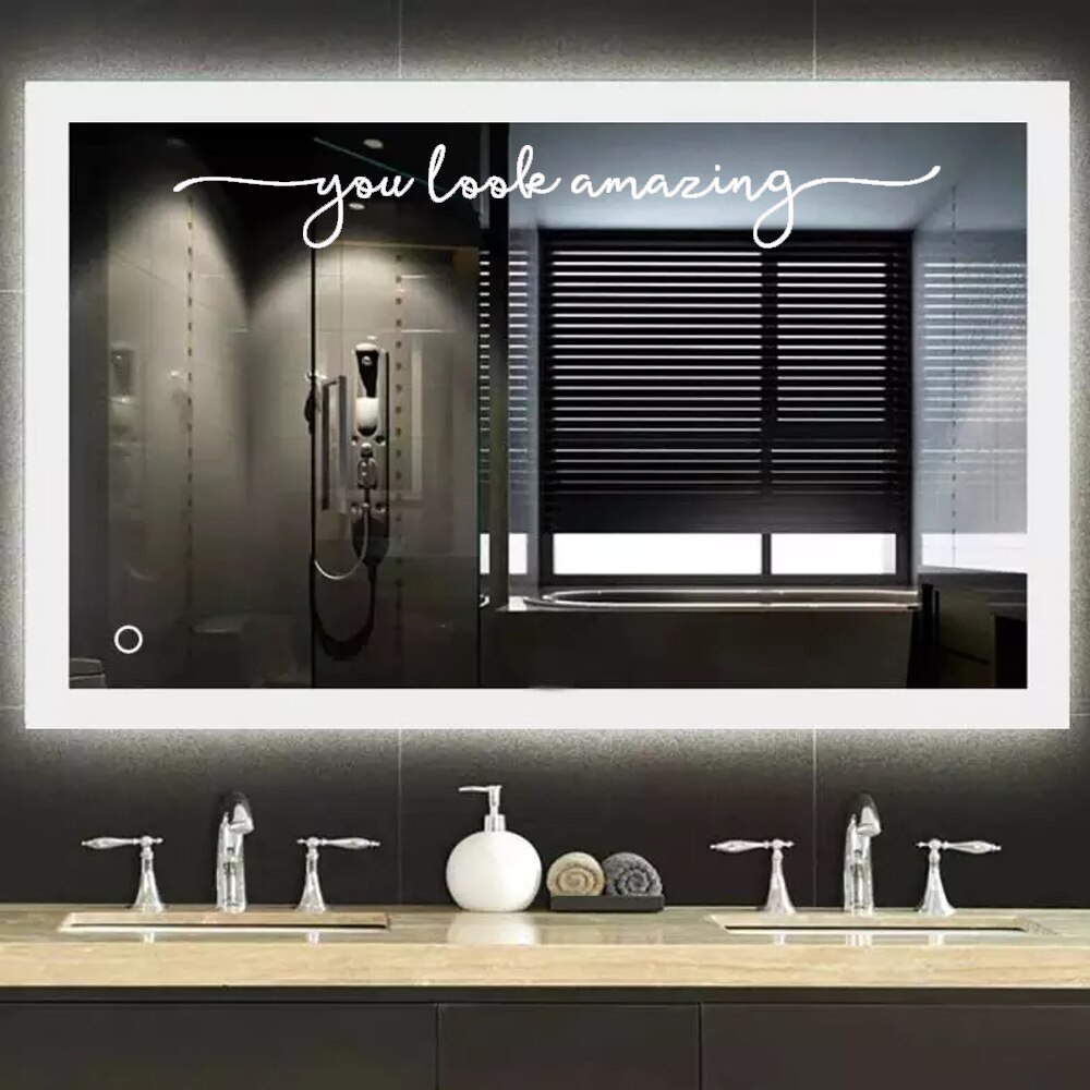 Mirror Decal Vinyl Decal Bathroom Decor Shower Doo... – Grandado