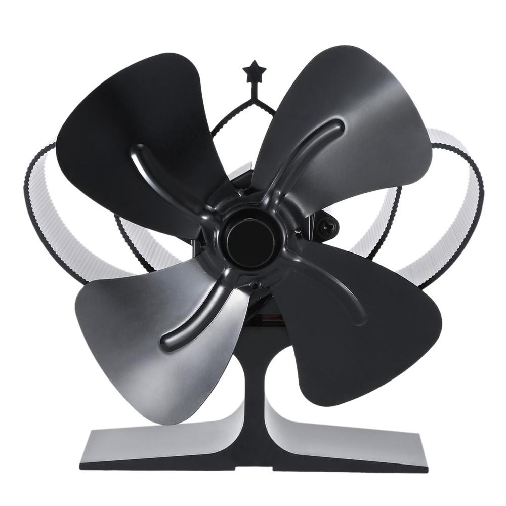 8 Blade Mini Woodburner Stove Fan Silent Operation... – Vicedeal