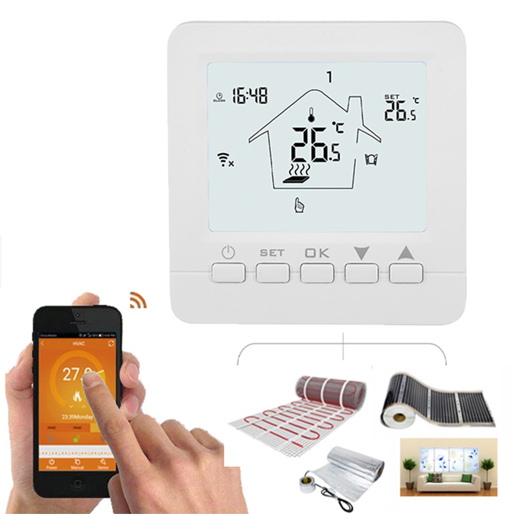WiFi Smart Thermostat Underfloor Electric Heating/... – Grandado