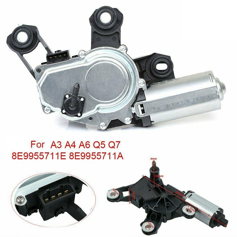Rear Window Windsn Wiper Motor For- A3 A4 A6 Q5 Q7... – Grandado