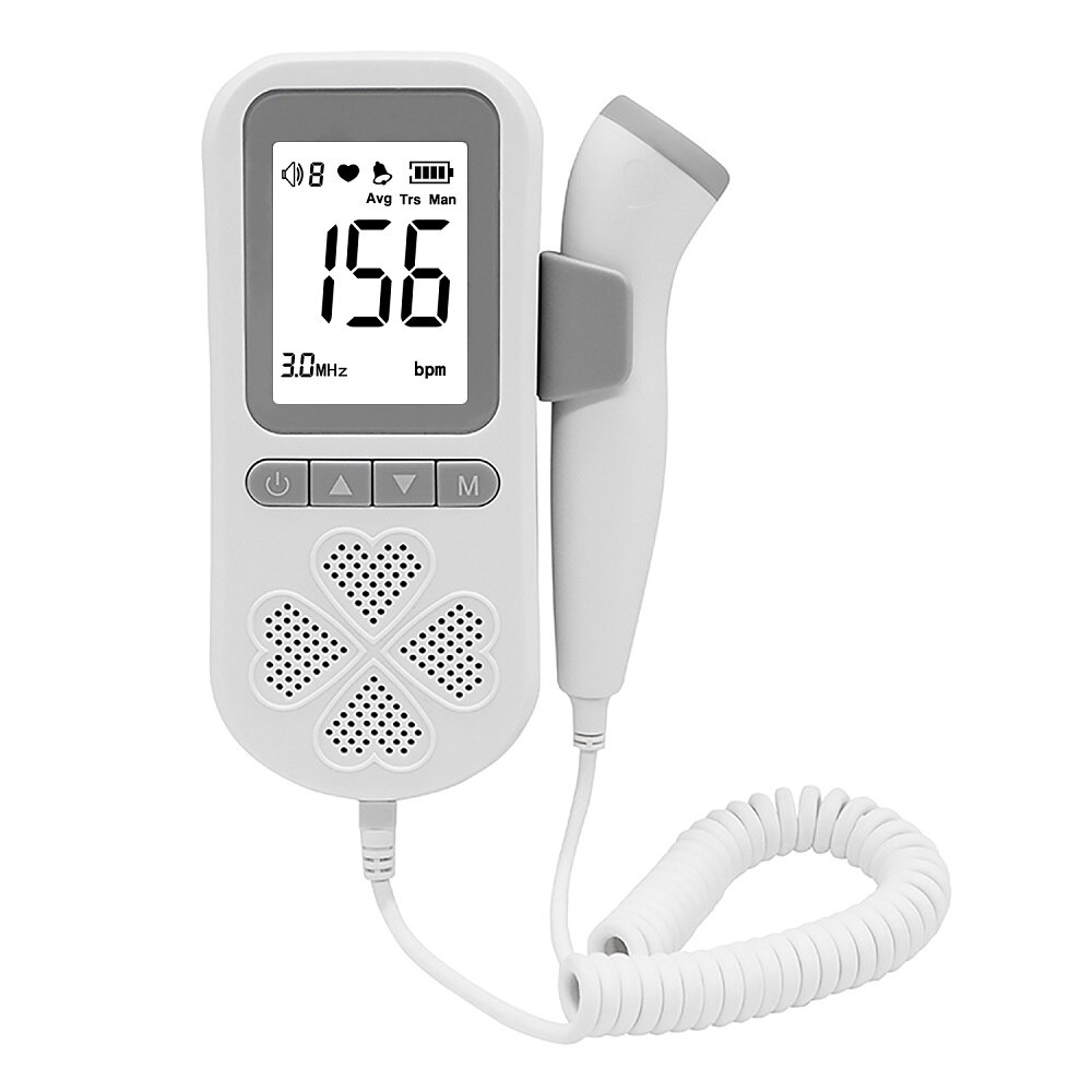 3.0MHz Prenatal Fetal Doppler Heart Rate Monitor P... – Grandado