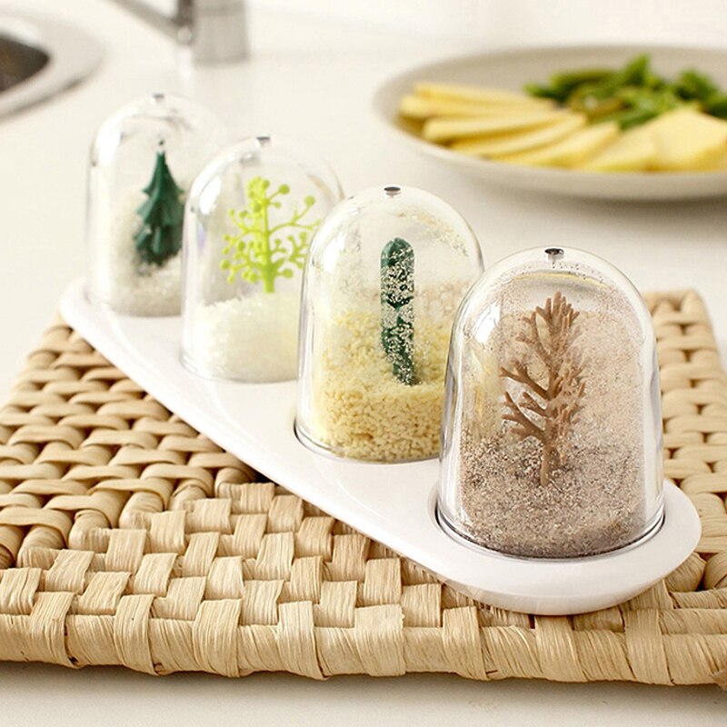 Plastic Seasoning Jars Kitchen Spice & Pepper ... – Vicedeal