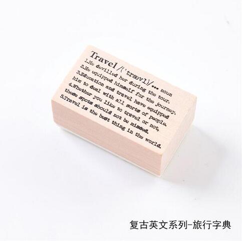 Vintage Daily Planner English letters decoration s... – Vicedeal