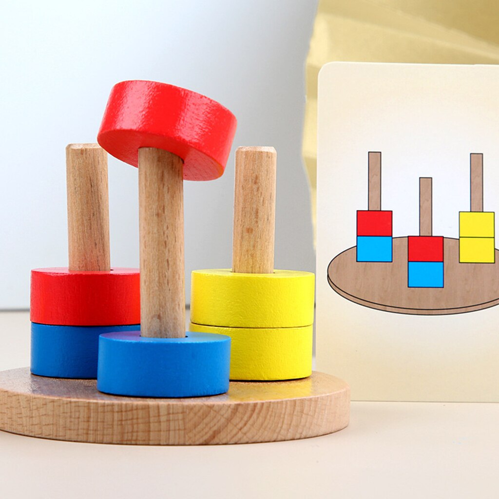 Wooden Sorting Stacking Toy for Stacker Early Educ... – Vicedeal