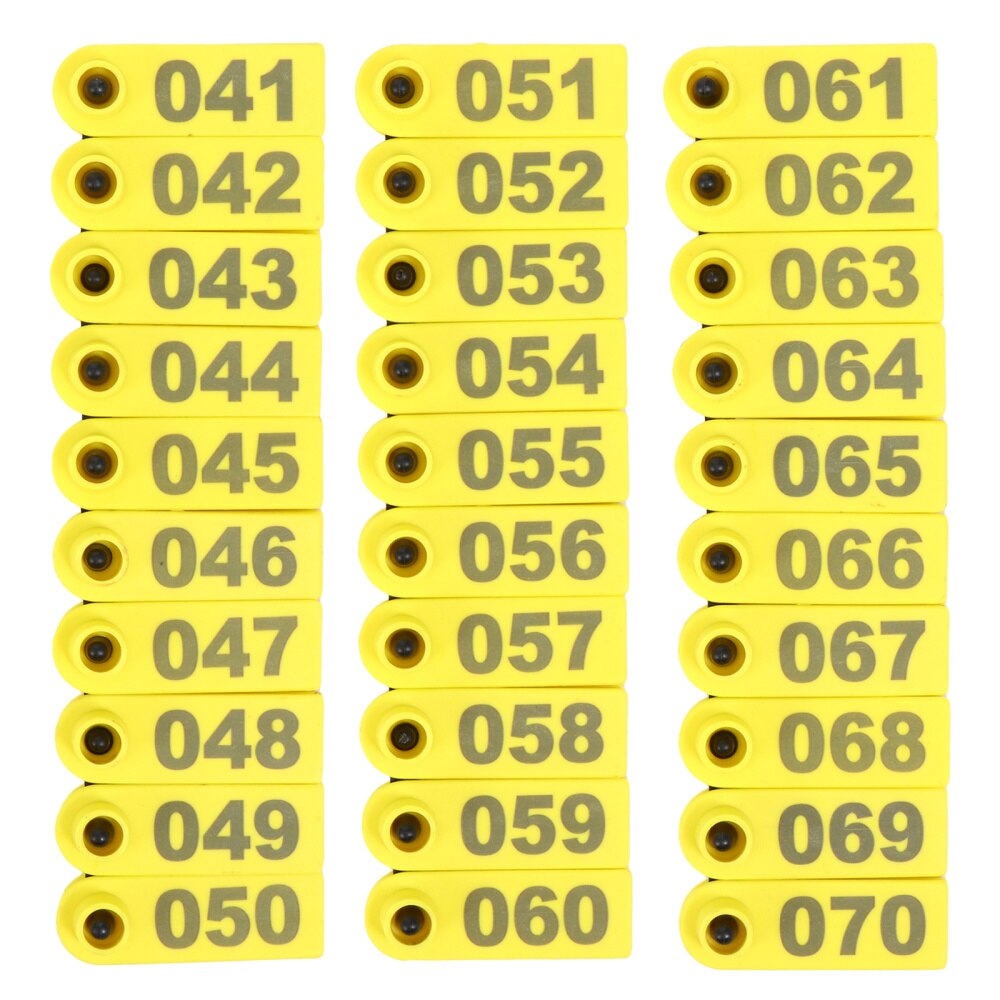 100pcs Animal Numbered ID Tag Number Tags Ear Tags... – Grandado
