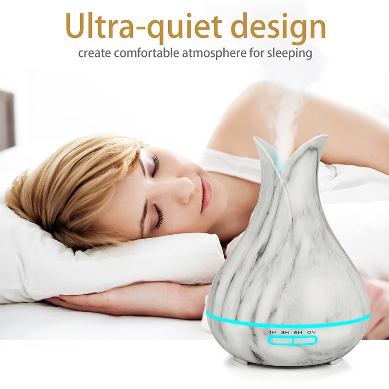 NEW400ml Ultrasone Luchtbevochtiger Aroma Diffuser... – Grandado