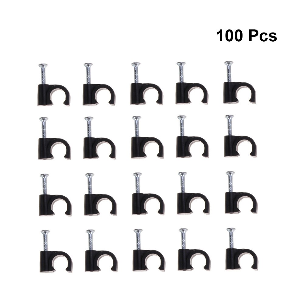 100pcs 4mm Cable Clip Wire Cord Fastener Telephone... – Grandado