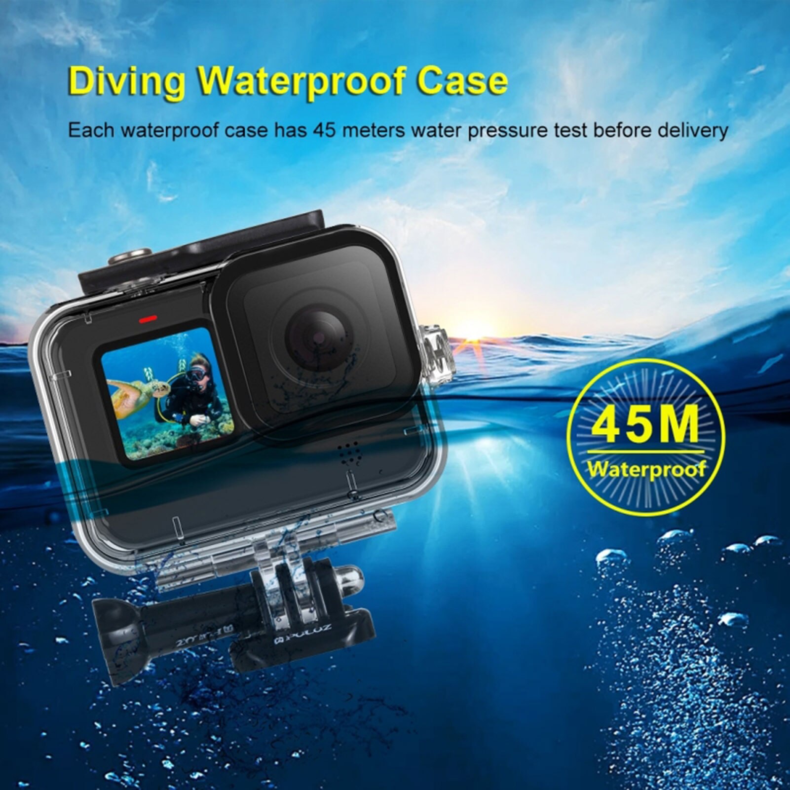 PULUZ Camera Diving Housing Waterproof Housing Und... – Vicedeal