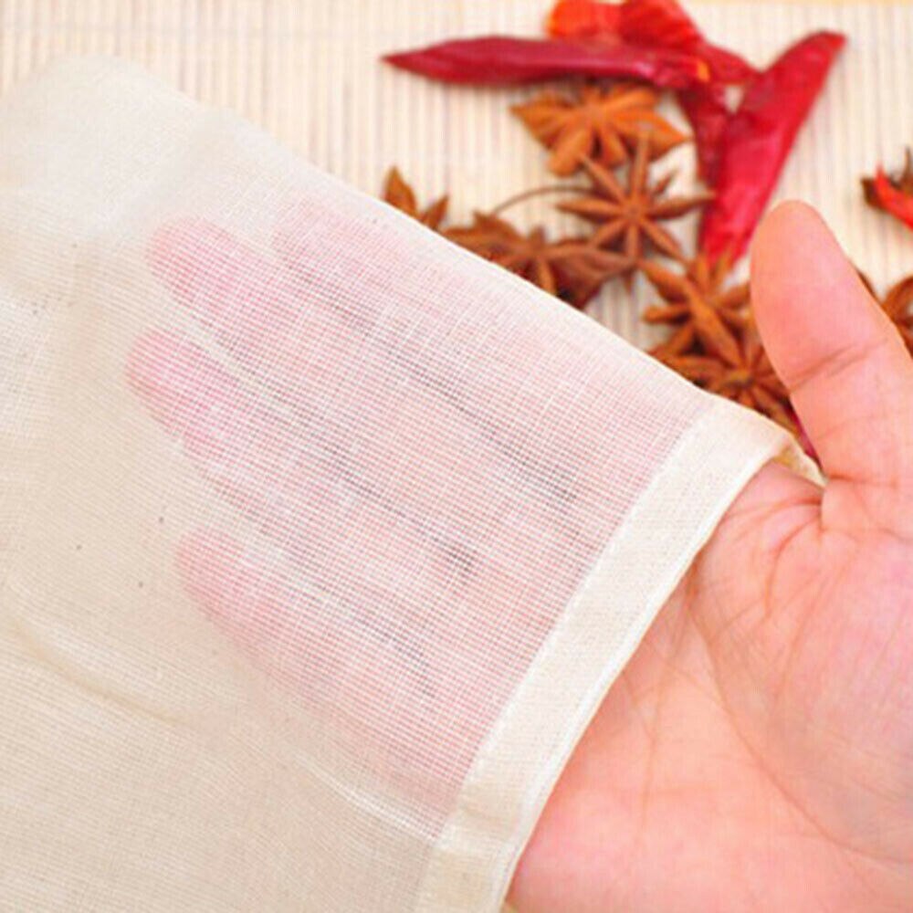 20x25cm Reusable Drawstring Cotton Soup Bag Medici... – Grandado