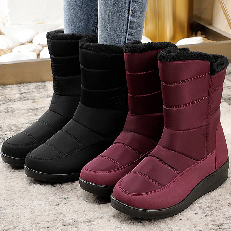 Botas De invierno con plataforma para Mujer, Botas... – Vicedeal