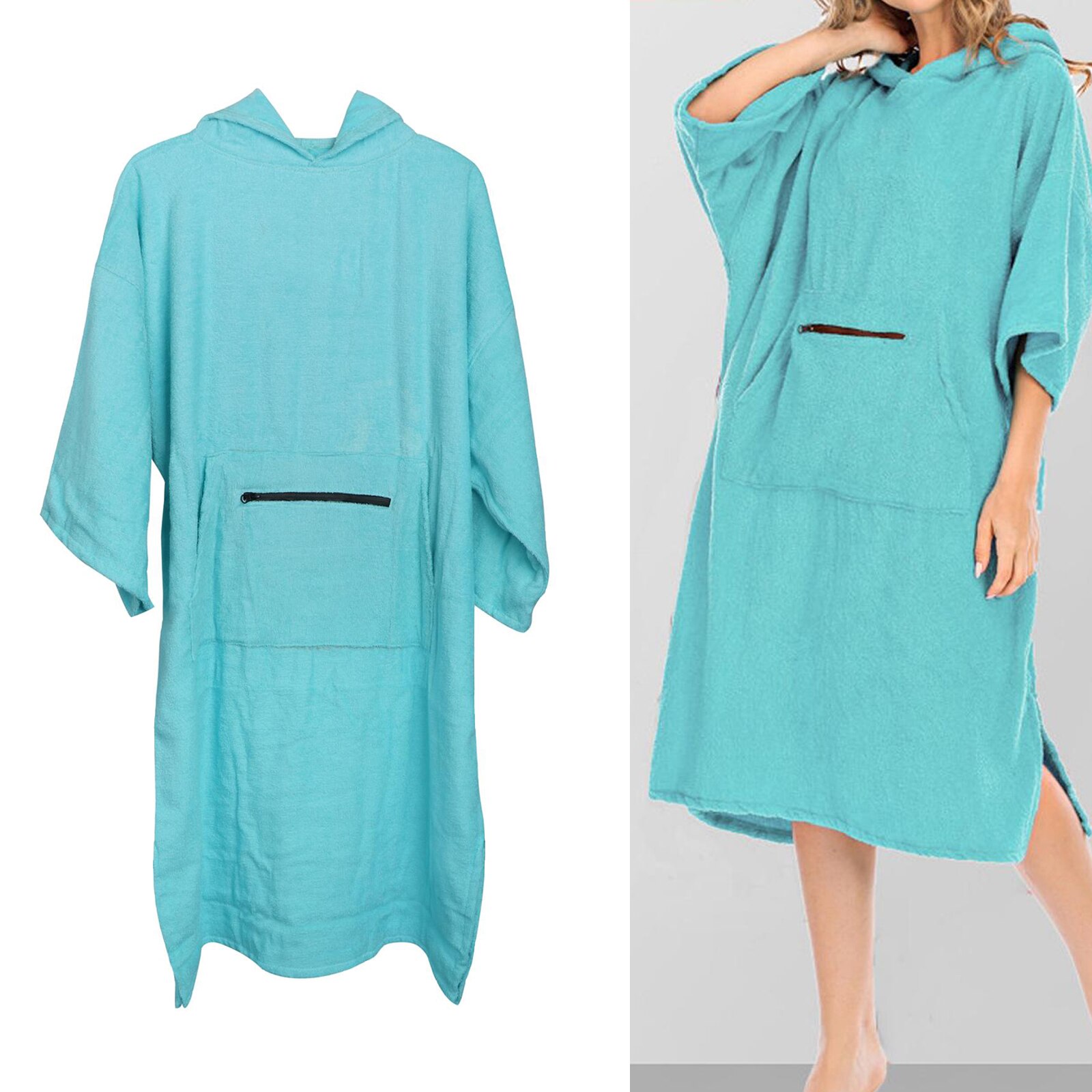 Water Sports Surf Poncho Hooded Lightweight Changi... – Grandado