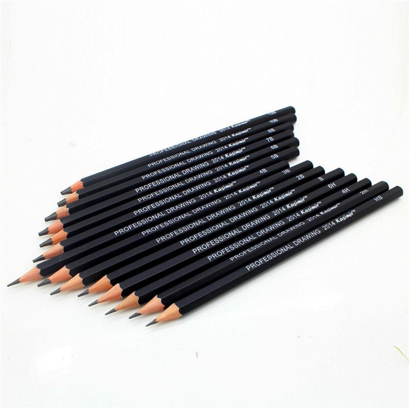 14pcs Sketch Art Drawing Pencil 6H-12B Pro Sketchi... – Grandado