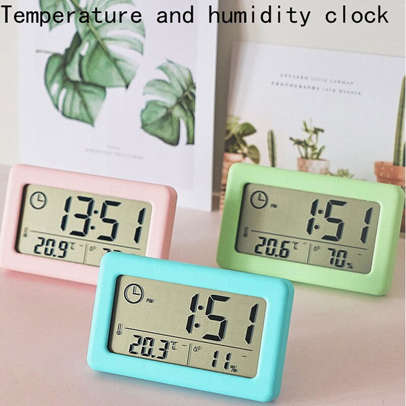 LED Digital Alarm Clock With Thermometer Desktop E... – Grandado