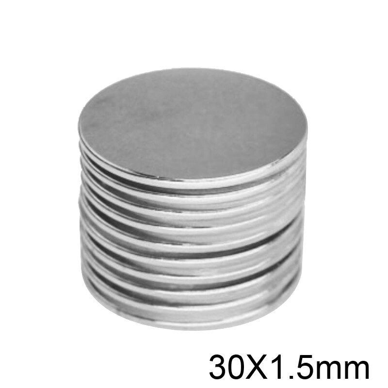 2 ~ 50 stk 30 x 1.5 mm kraftige magneter 30 mmx 1.... – Grandado