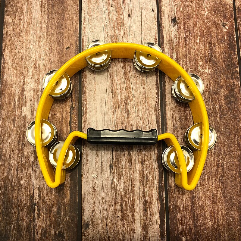 Compact Double Half Moon Music Tambourine Percussi... – Grandado