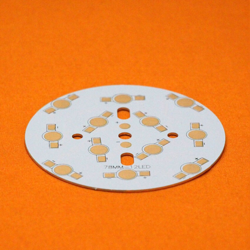 1 pcs/lot 12W LED PCB 78mm for 12pcs LEDs, aluminu... – Vicedeal