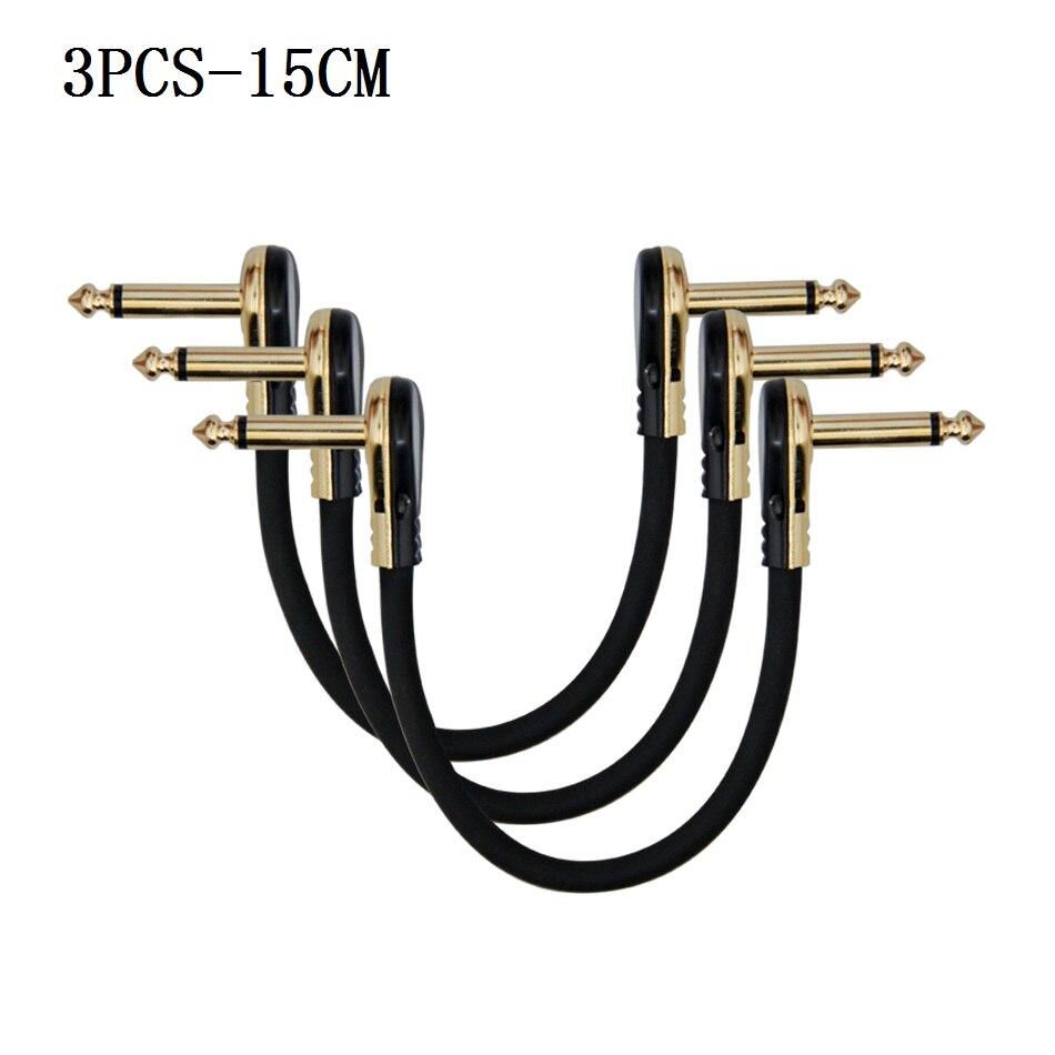 6PCS Guitar Patch Cables Right Angle 15/30CM 1/4 G... – Grandado