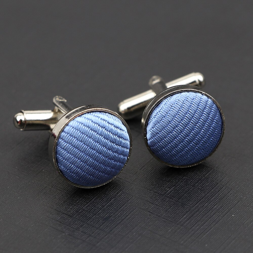 Classic Striped Polyester Check Cufflink For Mens ... – Grandado
