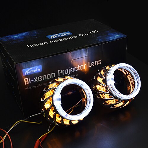 RONAN 2.5inch Spiral Double LED Integrated Shrouds... – Grandado