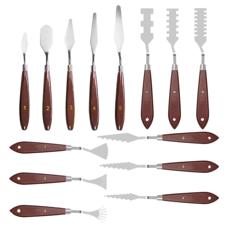 Palette Knife of Paint Knife Set Palette Scraper B... – Vicedeal