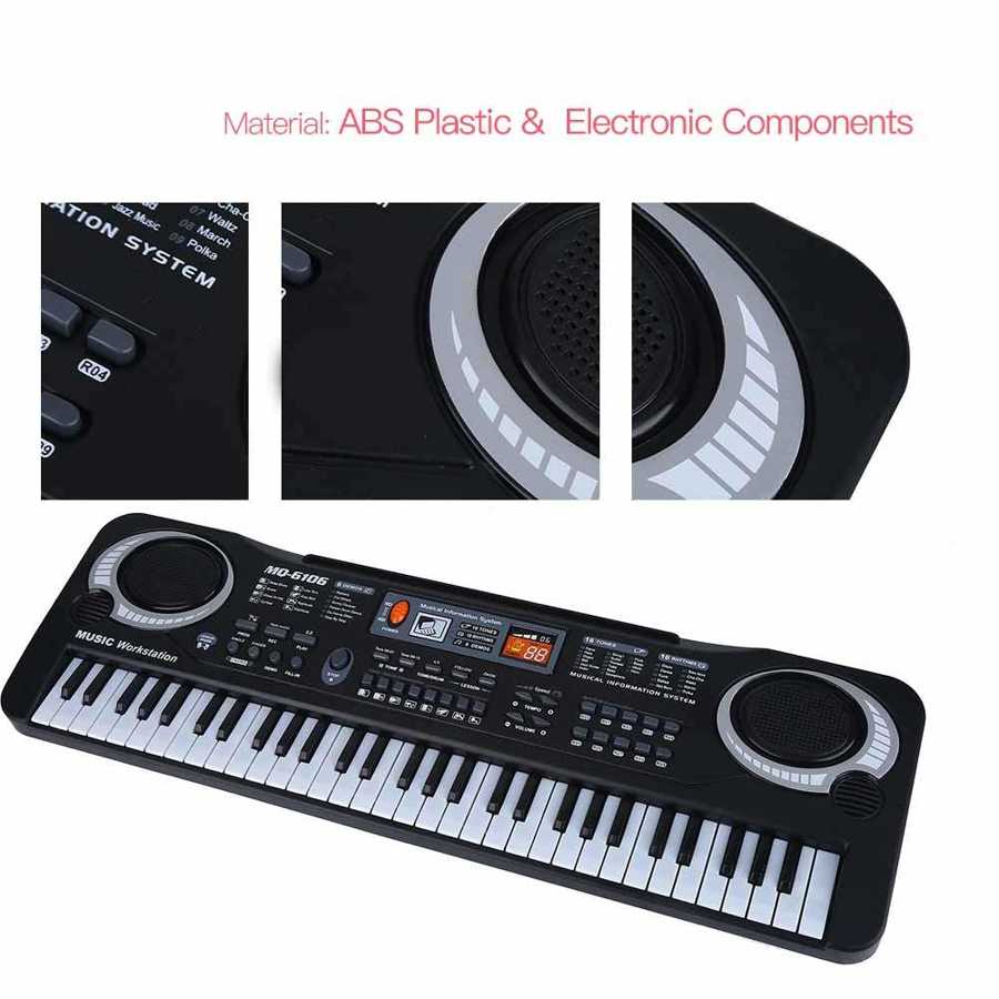 Electric Keyboard Digital Music Piano 61 Keys Inst... – Grandado