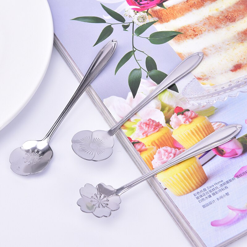 Stainless Steel Flower Shape Coffee Sugar Mixing S... – Grandado