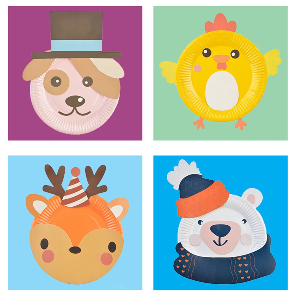 Handmade DIY Color Paper Tray Stickers Kindergarte... – Grandado