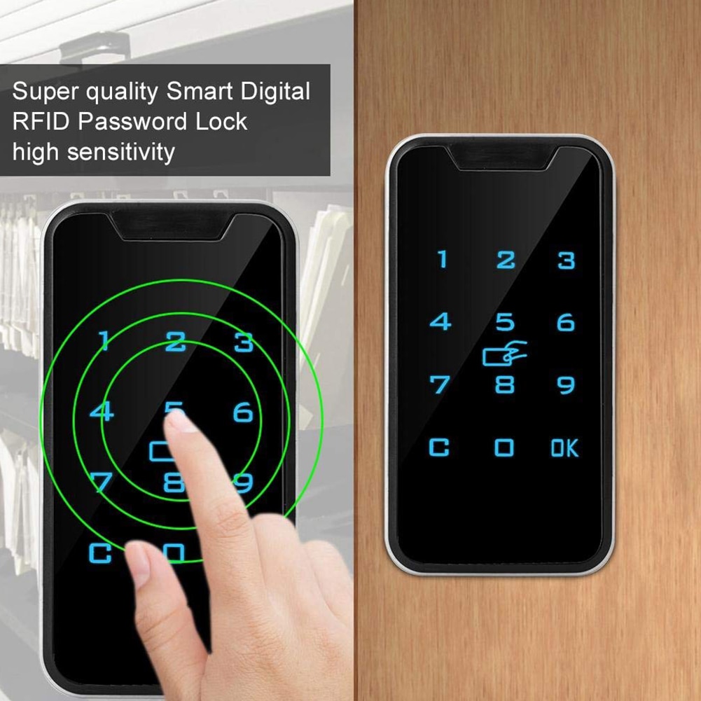 953M1 Touch Keypad Alloy Wardrobes Password Lock D... – Vicedeal