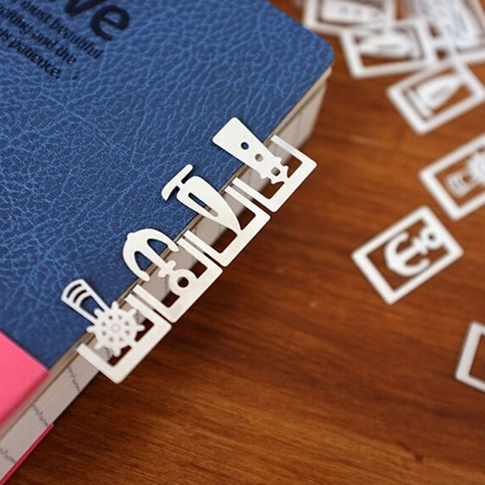 20pcs Cute Vintage Metal Bookmarks Forest Music Ma... – Vicedeal