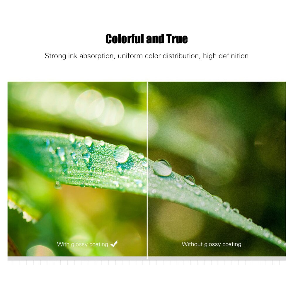 100 Sheets Glossy Photo Paper 200gsm Waterproof Re... – Vicedeal