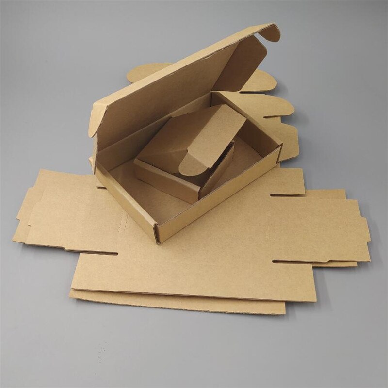 18*10*3cm Brown Brown strong corrugated postal mai... – Vicedeal