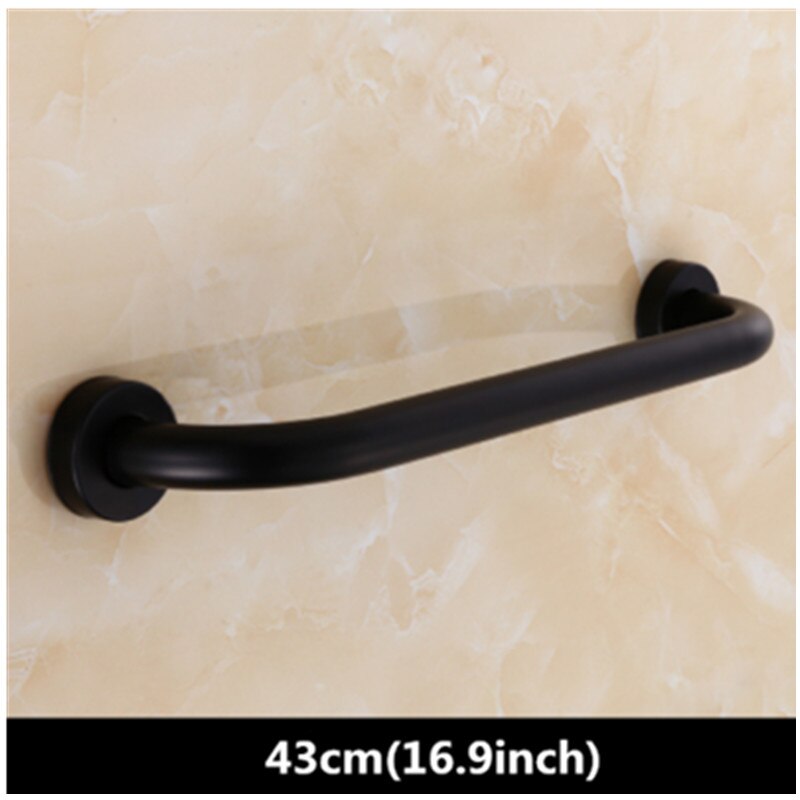 Stainless Steel Black Grab Bar Bathroom safety han... – Grandado