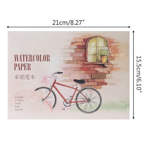 12Sheet A5/A6 Watercolor Sketchbook Paper for Draw... – Vicedeal