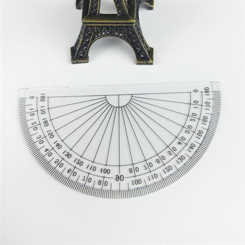 20Pcs 4 Inch 10cm Plastic 180 Degrees Protractor f... – Vicedeal