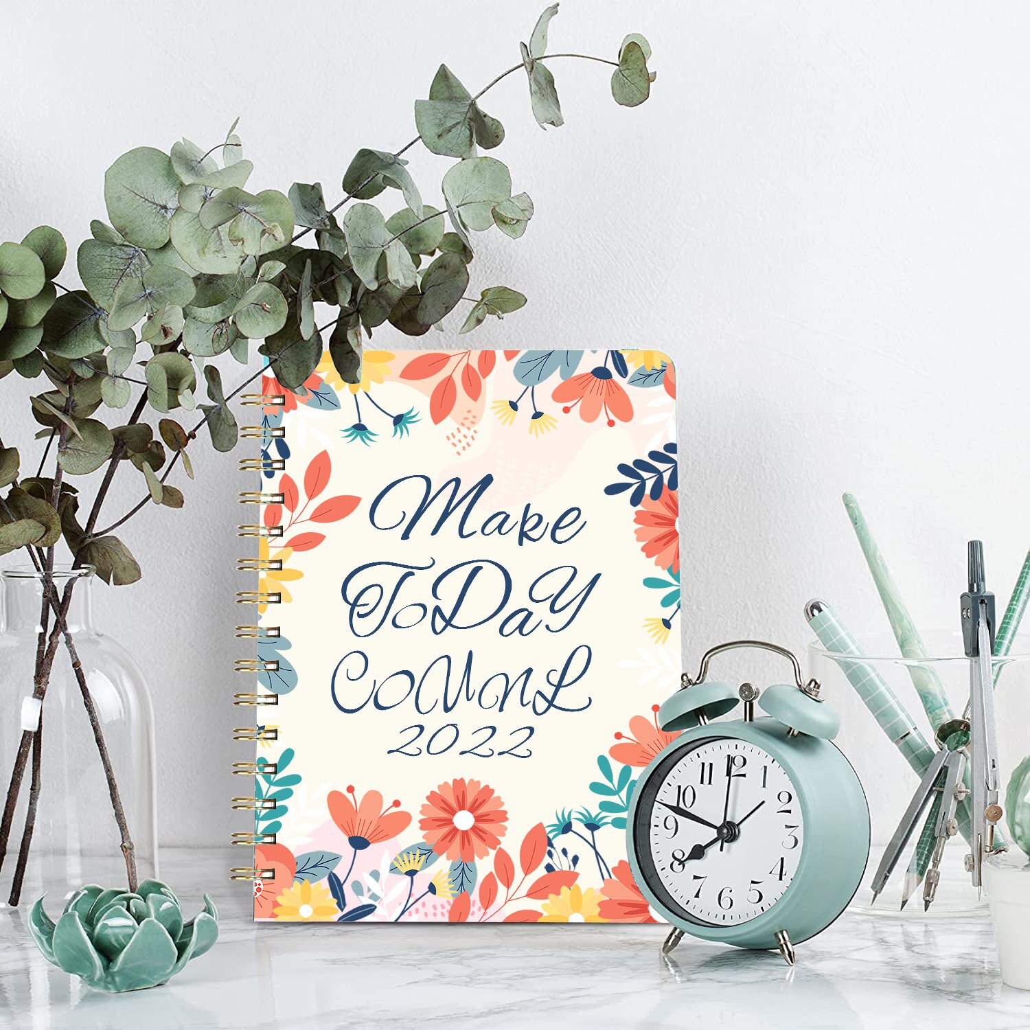 Daily Weekly Monthly 2022 Planners Spiral A5 Noteb... – Grandado