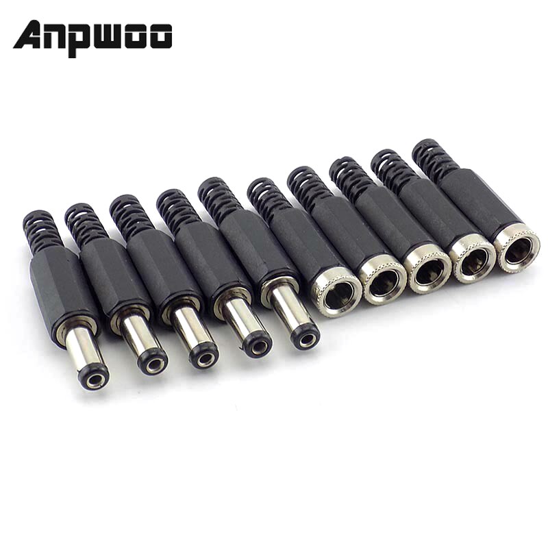 10Pcs DC Power DC Male DC Female Connectors Dc Jac... – Vicedeal
