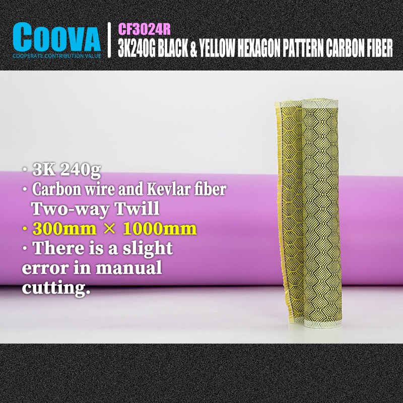 F212 COOVA 3K Yellow & Carbon Fiber Cloth Hone... – Grandado