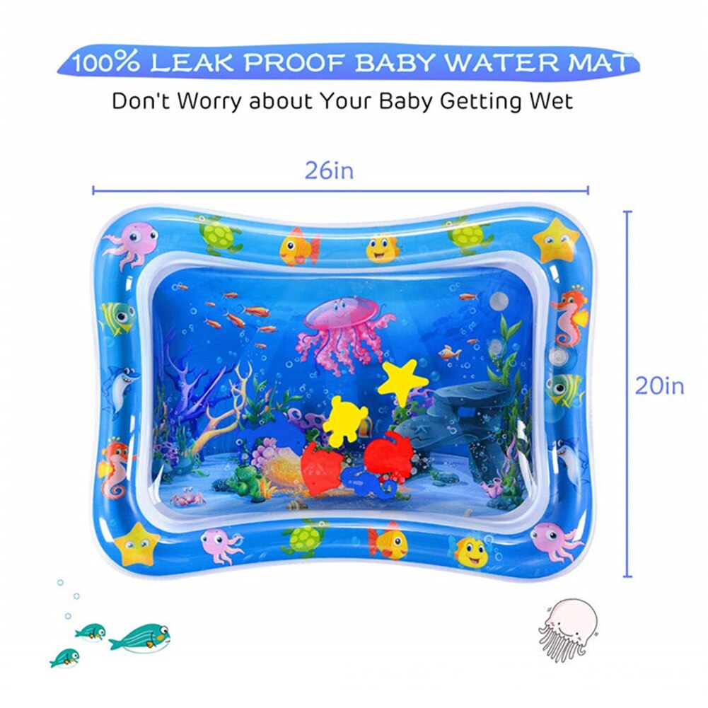 Baby Kids water play mat Inflatable Infant Tummy T... – Grandado