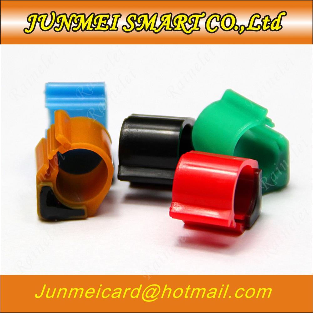 100pcs colors 125KHZ TK4100 chip card footstags / ... – Grandado