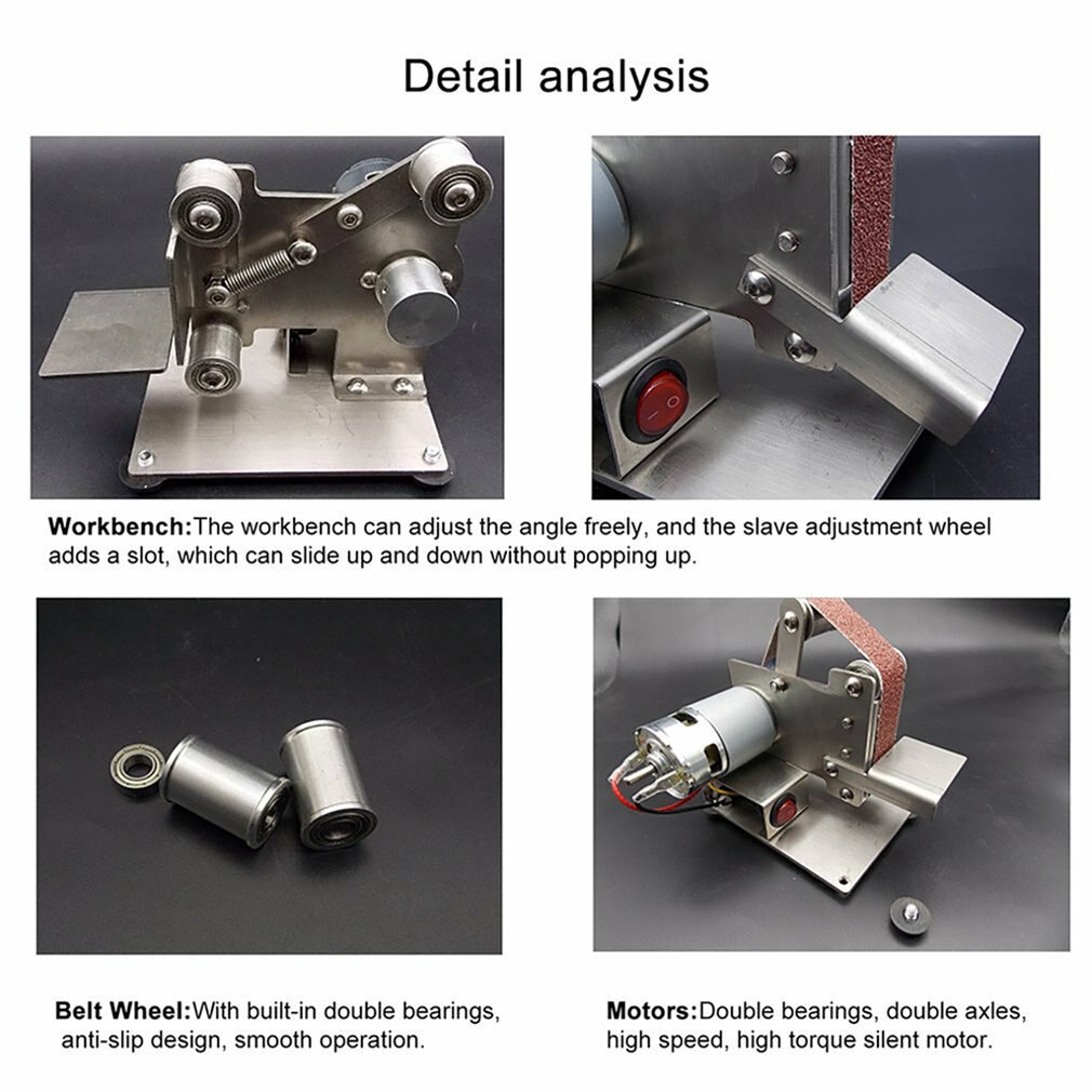 Multifunctional Adjustable Grinder Mini Electric B... – Vicedeal