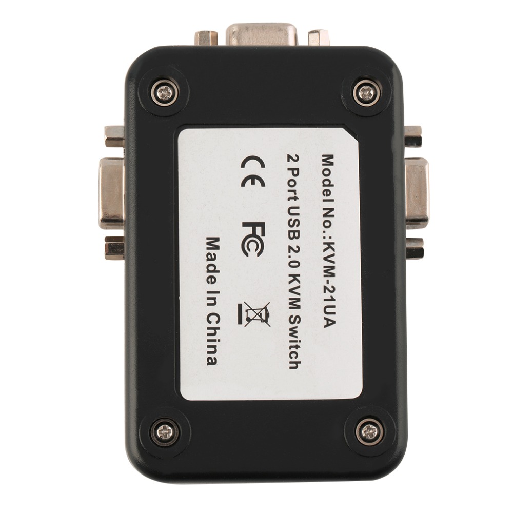 2 Ports USB 2.0 VGA/SVGA KVM Switch Box for Sharin... – Vicedeal