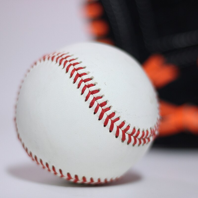 Standard size baseball 30% wool and leather covere... – Grandado
