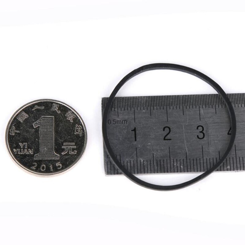 Black Color 500 pcs/ Pack 40mm Black Rubber Band E... – Grandado